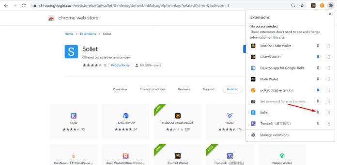 Hướng dẫn cài đặt và sử dụng ví Sollet Wallet Extension | Cập nhật tin ...