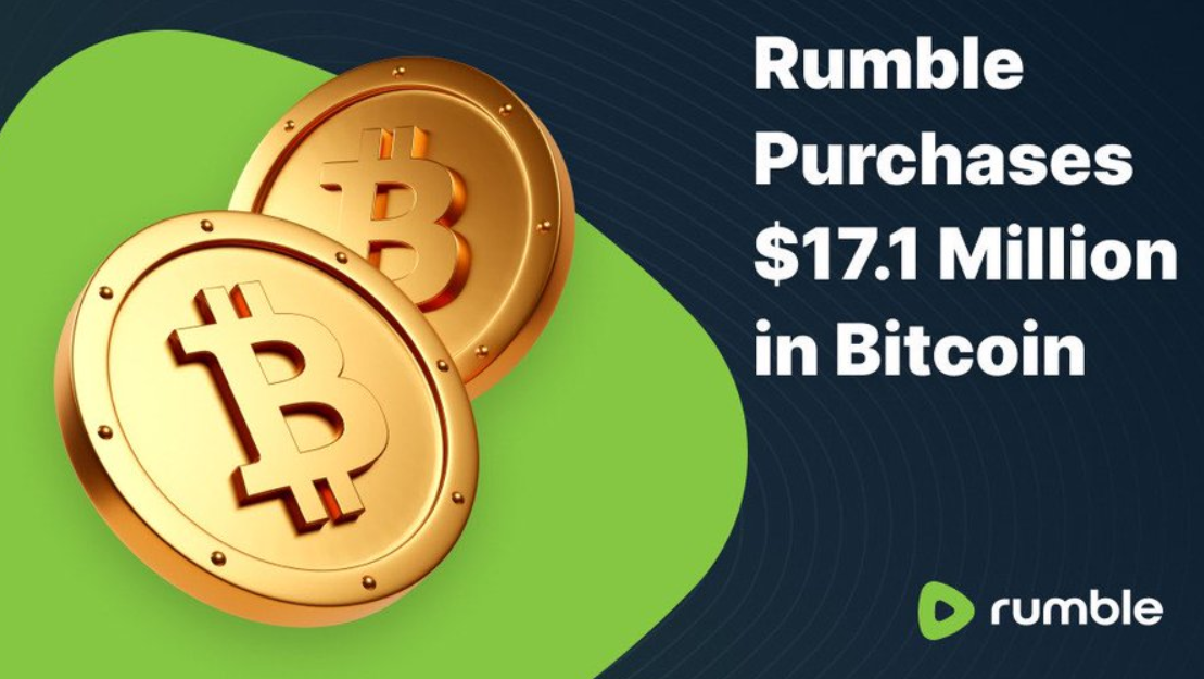 Rumble mua thêm 118 BTC với giá trung bình khoảng 91.000 USD | Cập nhật tin tức đầu tư Bitcoin ...